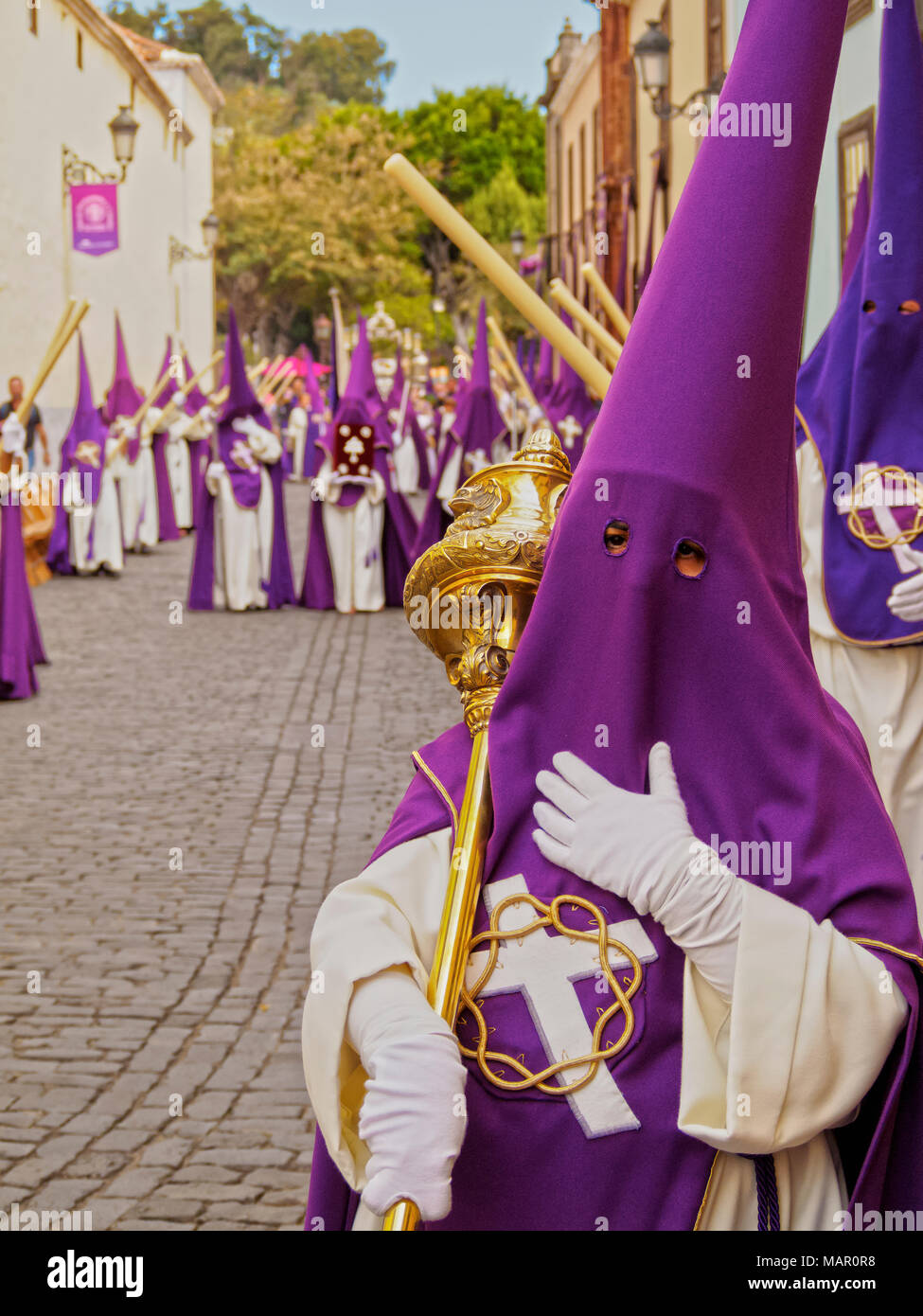Traditional Easter Holy Week Procession in San Cristobal de la Laguna ...