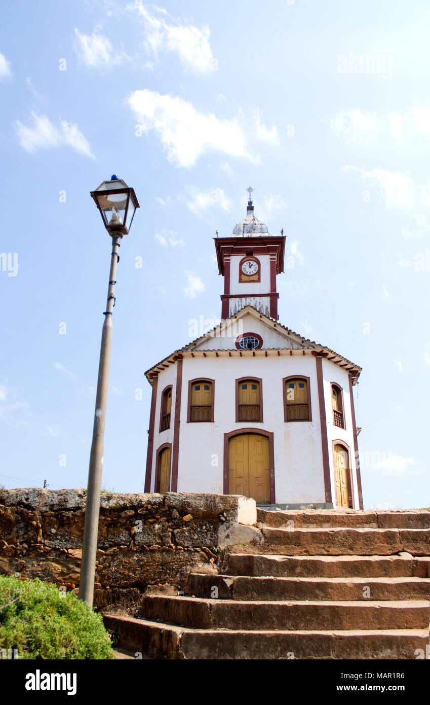 Little church up the stairs Stock Photo - Alamy