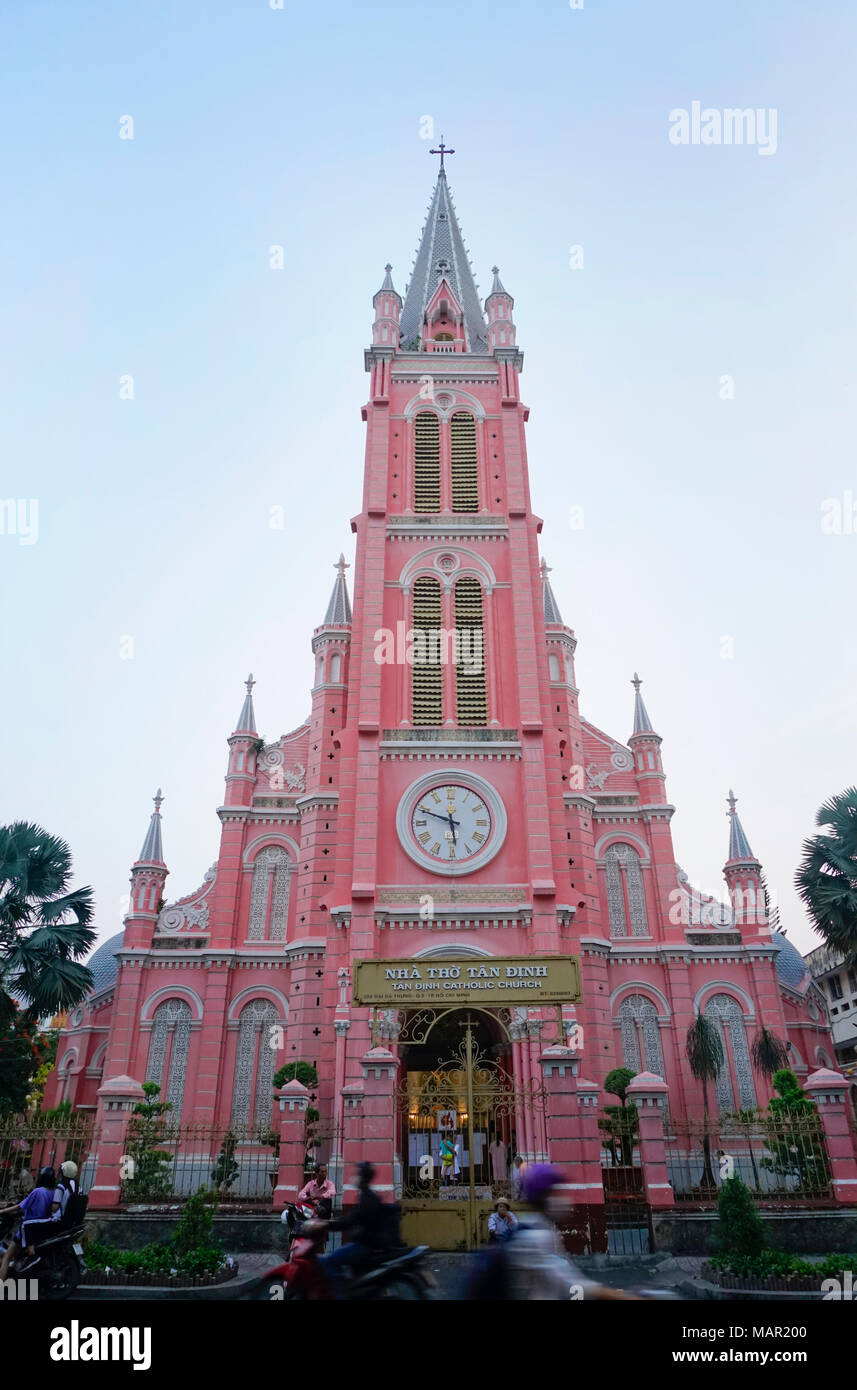 Tan Dinh Catholic Church, Ho Chi Minh City, Saigon Stock Photo - Alamy