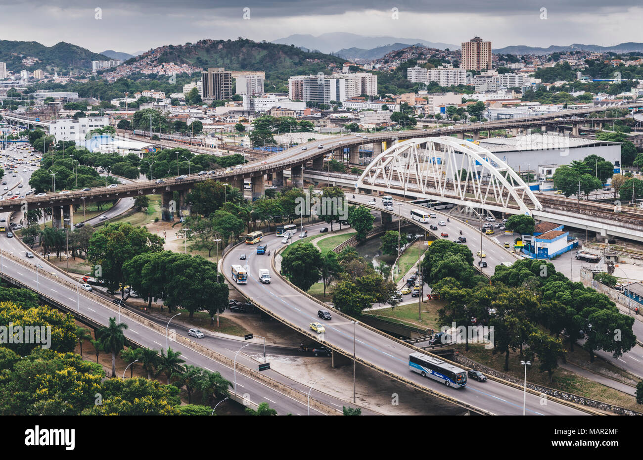 Latin american tower city road hi-res stock photography and images - Alamy