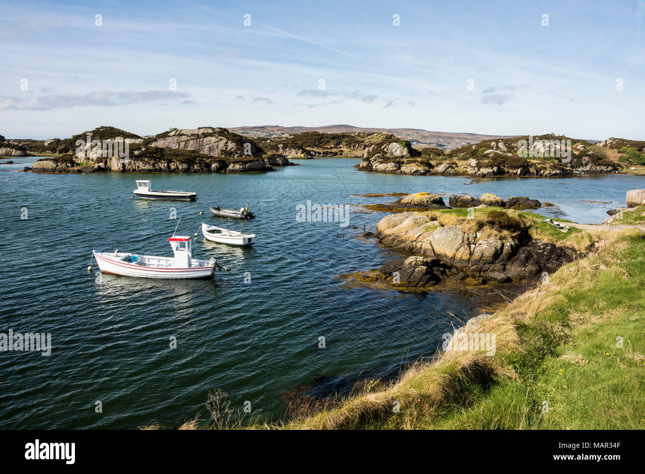 Granite coast near Dungloe, County Donegal, Ulster, Republic of Ireland ...