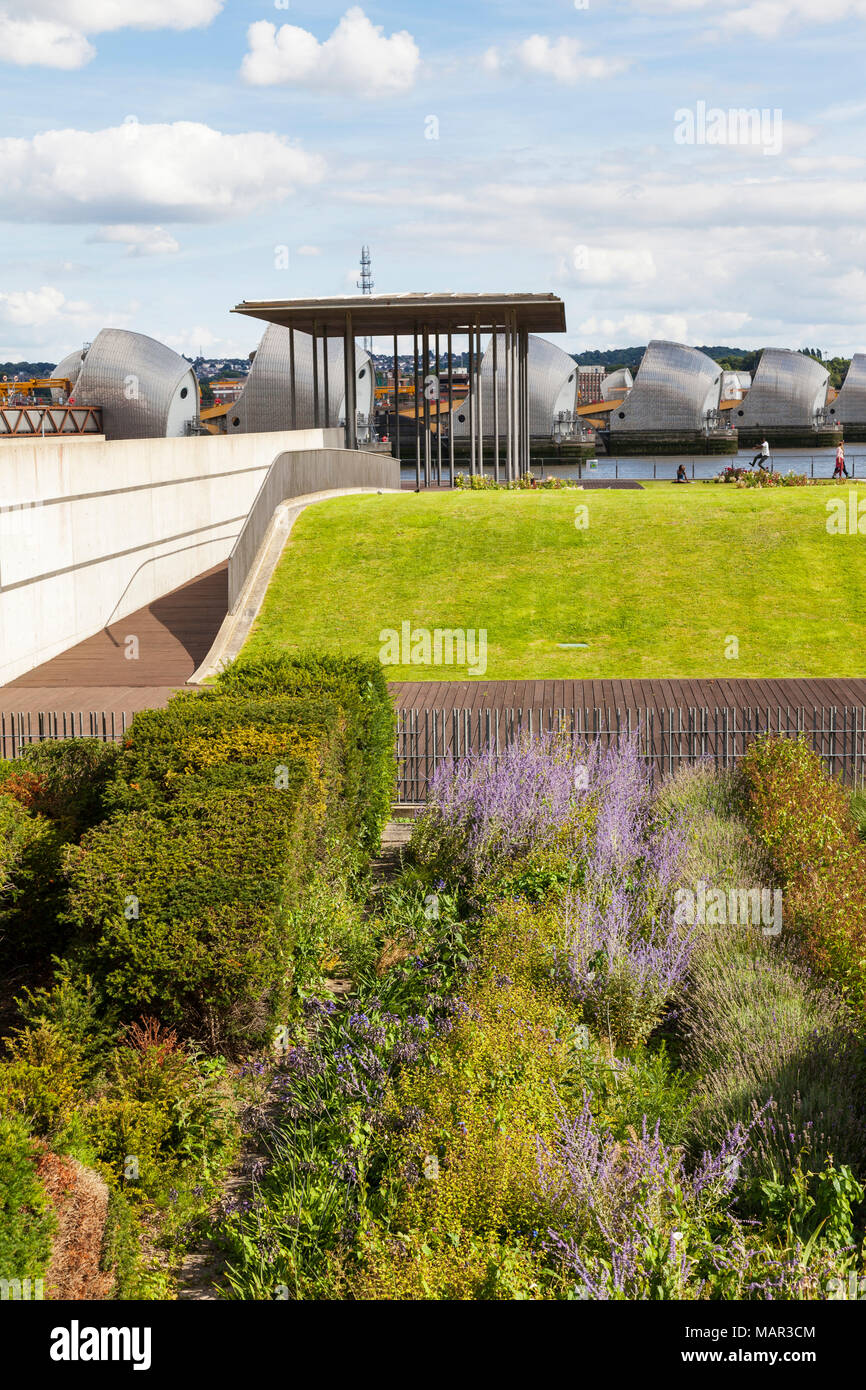 Thames Barrier Park, London Stock Photo - Alamy