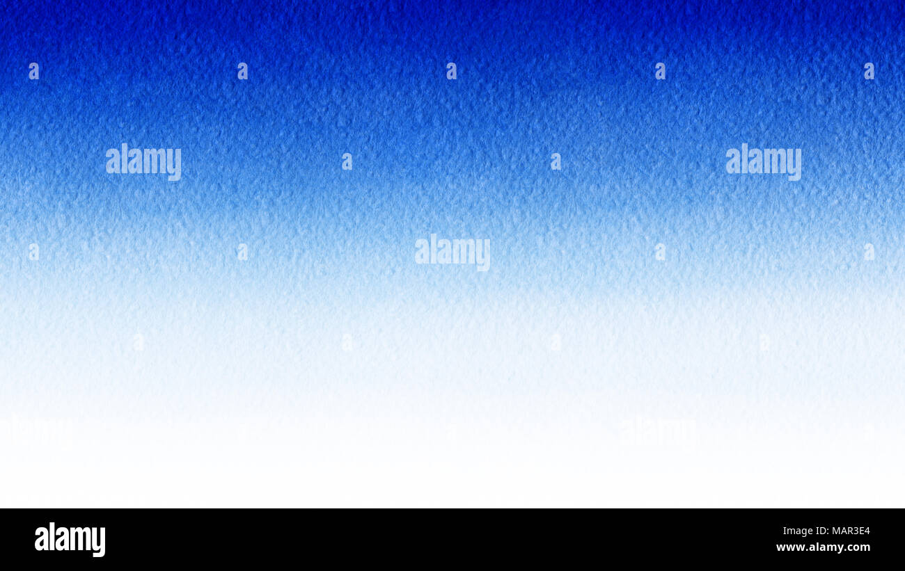 Watercolor blue gradient, like the sky or sea water Stock Photo - Alamy