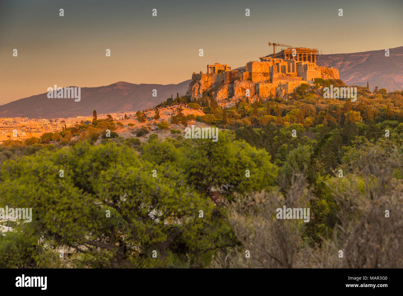 Athens filopappou view hi-res stock photography and images - Alamy