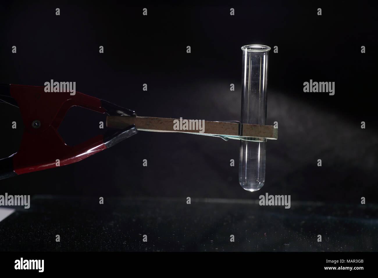 Chemical experiments in the laboratory and photo studio Stock Photo - Alamy