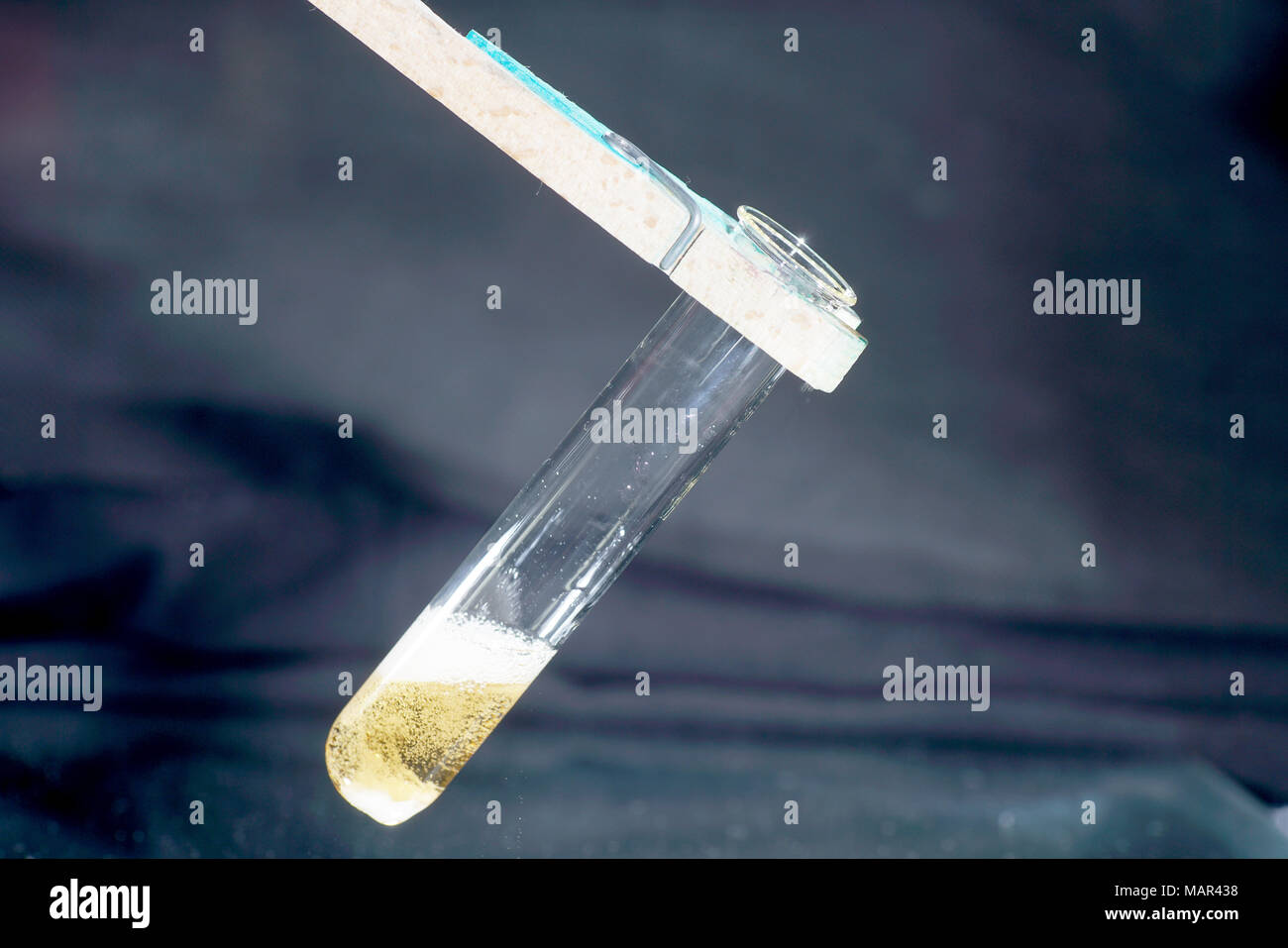 Chemical experiments in the laboratory and photo studio Stock Photo - Alamy
