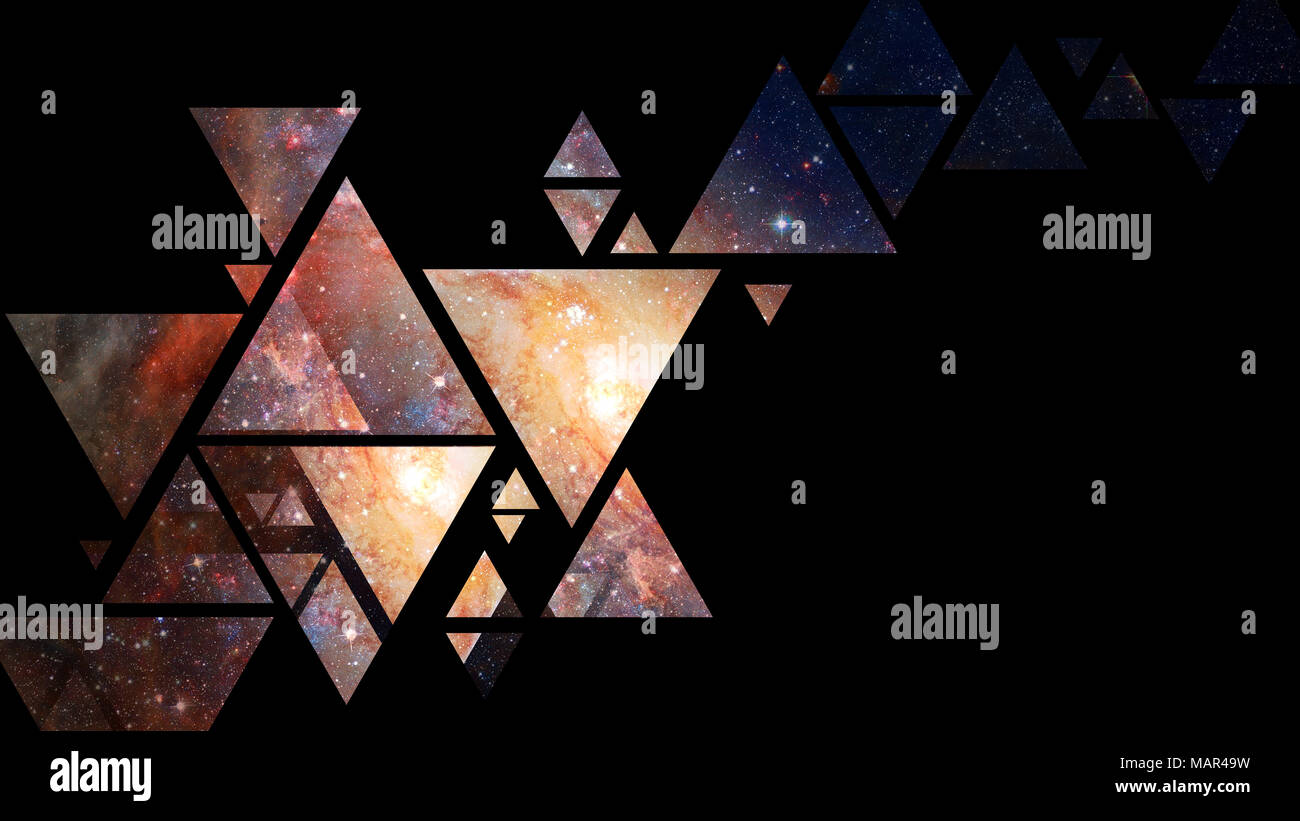 Space and geometry design. Minimal art concept. Abstract background ...