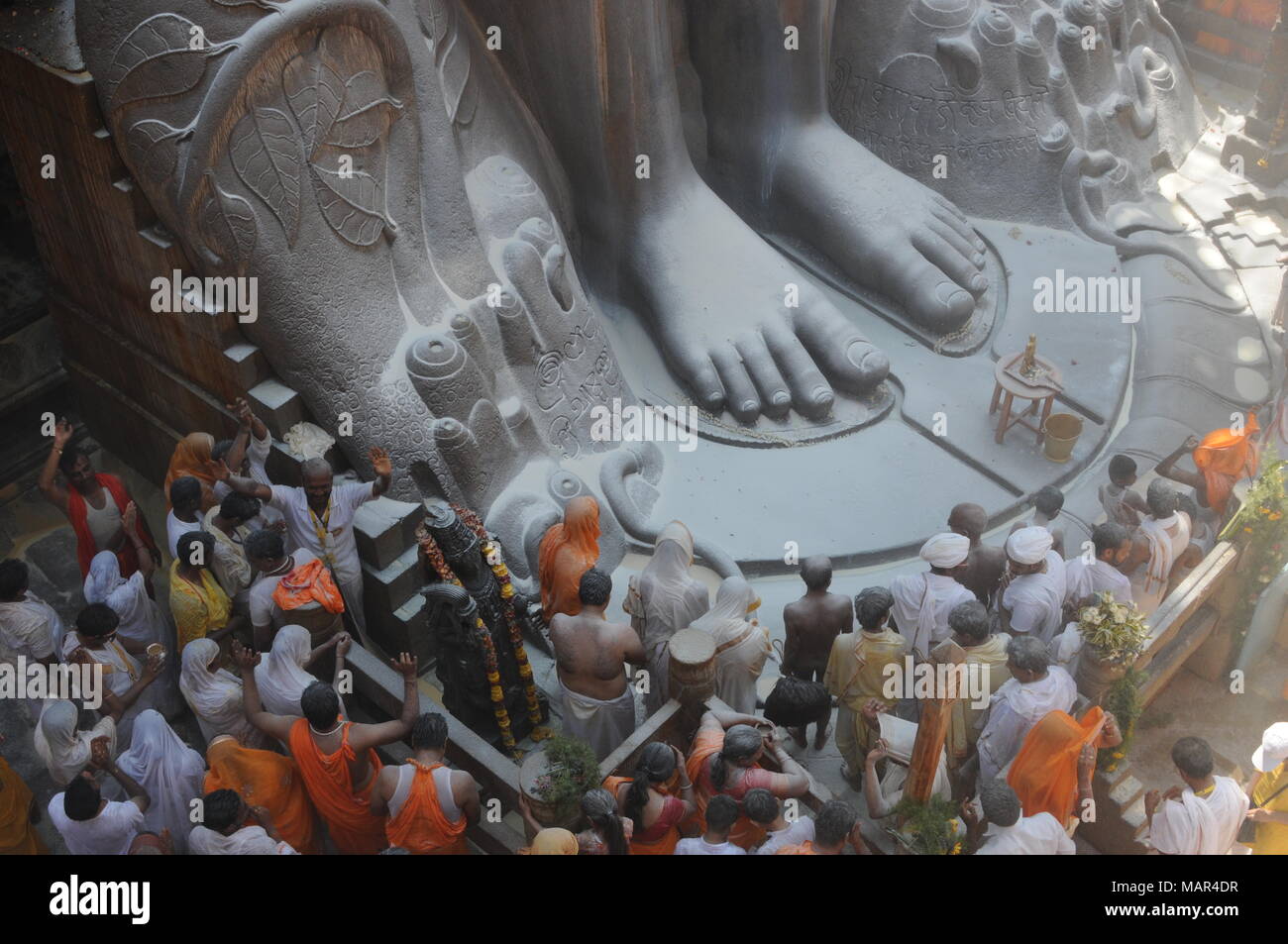 Mahamastakabhisheka festival - The anointment of the Bahubali ...