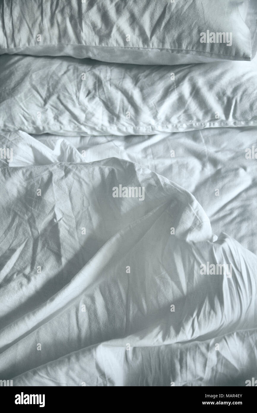 Crumpled Bed Sheets High Resolution Stock Photography and Images - Alamy