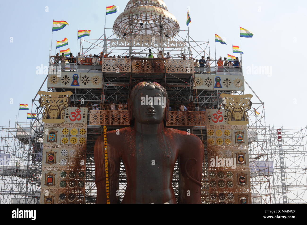 Mahamastakabhisheka festival - The anointment of the Bahubali ...