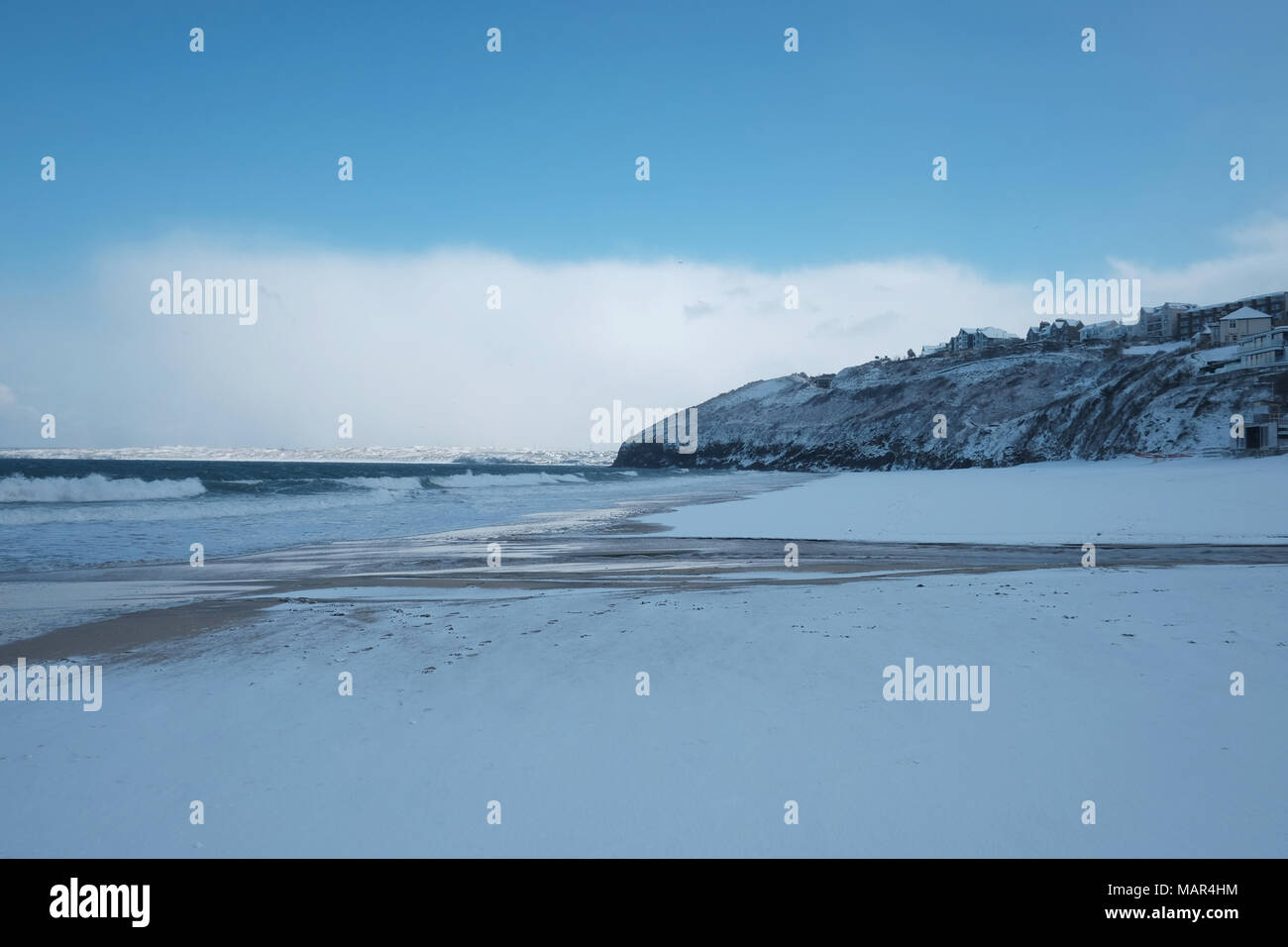 Cornwall snow hi-res stock photography and images - Alamy