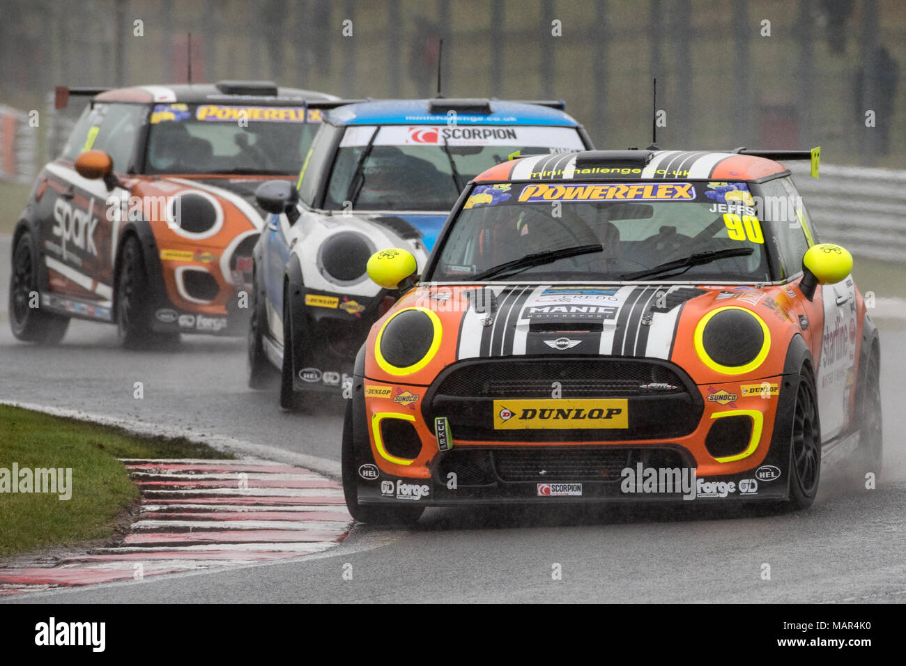 Race 1 of the Mini Challenge JCW Championship at Oulton Park in ...