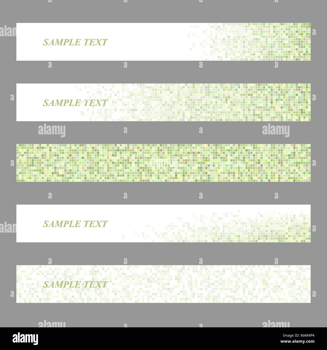 Set colored web banner Stock Vector Images - Alamy