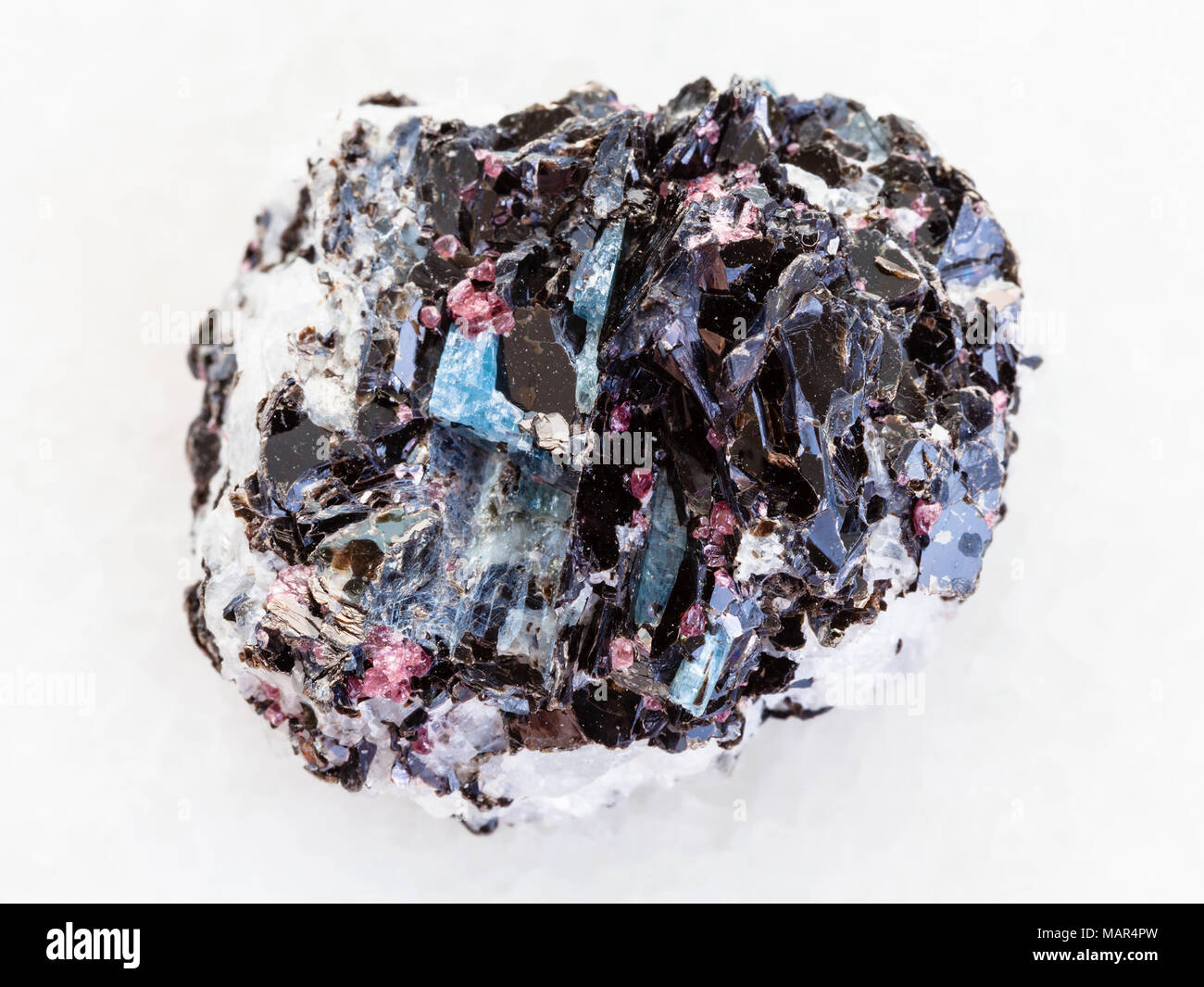 macro shooting of natural mineral rock specimen - rough Gneiss stone ...