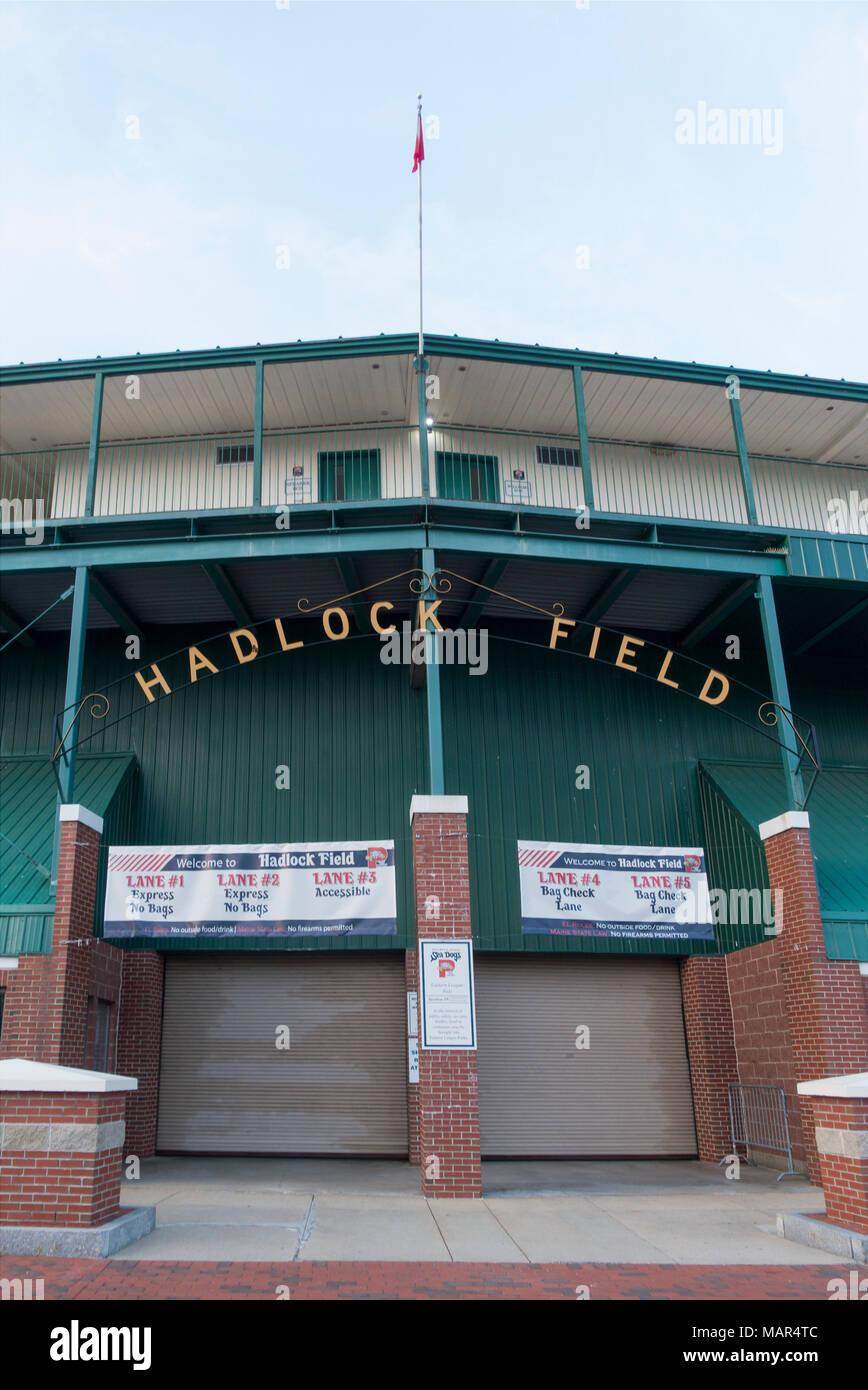 Hadlock field baseball stadium in Portland Maine Stock Photo - Alamy