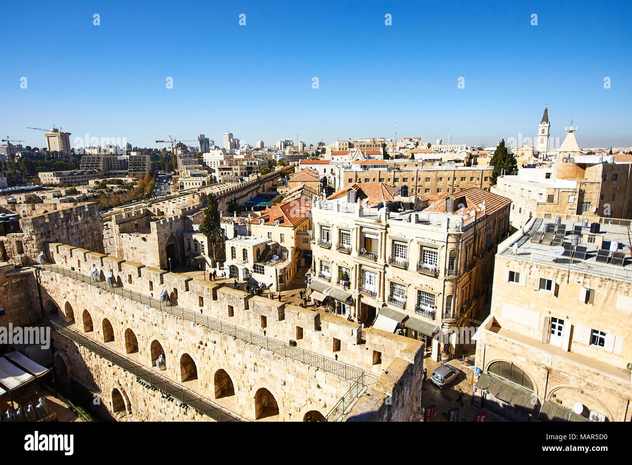 images of buildings around jerusalem israel Stock Photo - Alamy