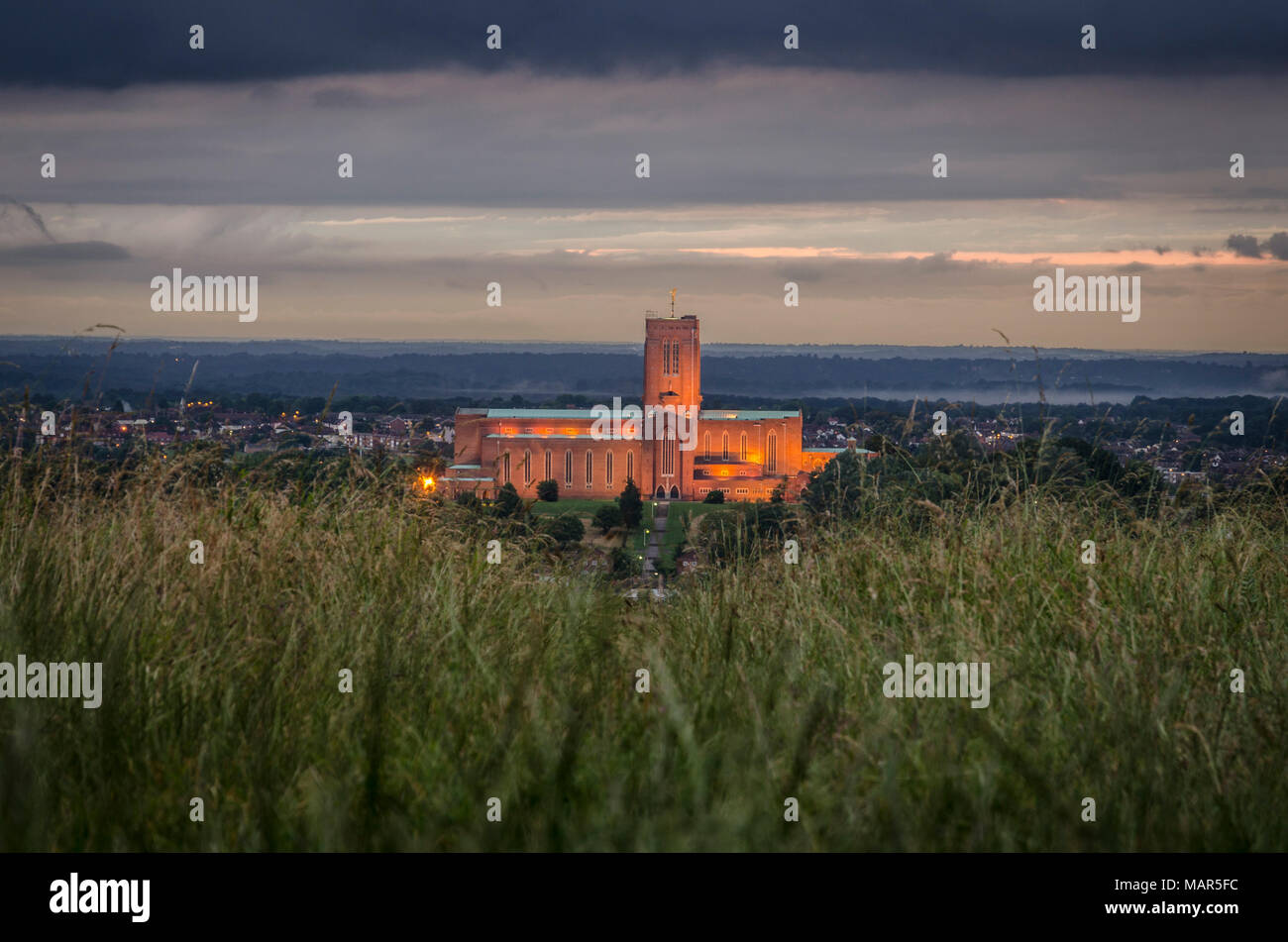 Guildford cathedral from the mount hi-res stock photography and images ...