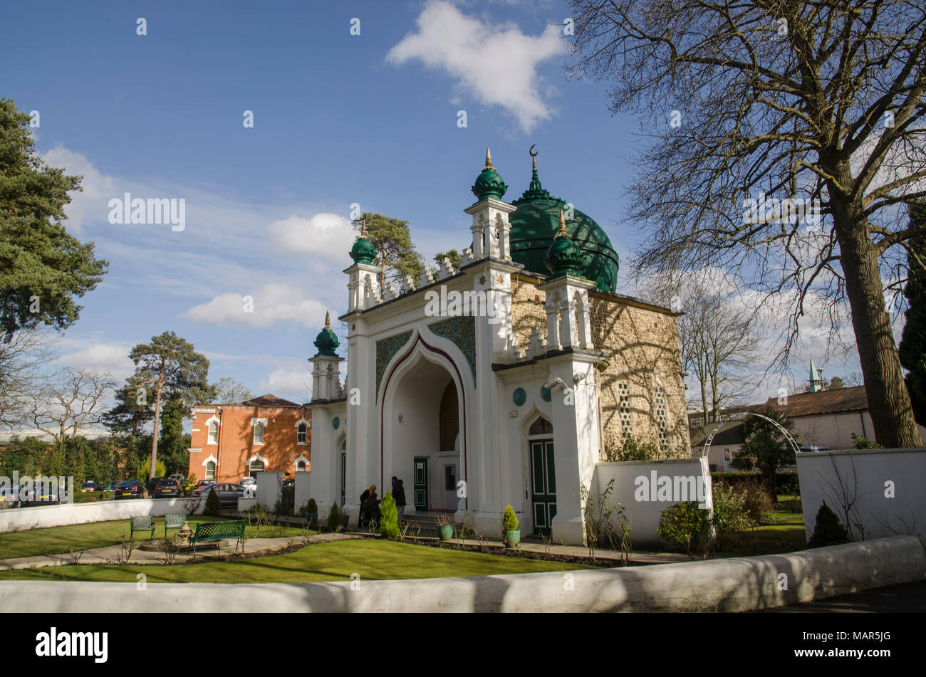 Shah Jahan mosque in Woking. First mosque in the UK Stock Photo - Alamy