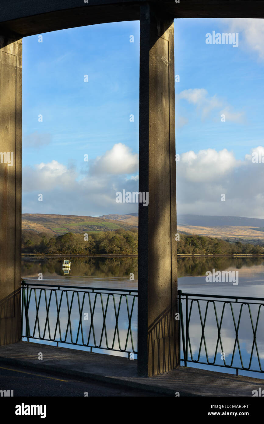 The Suspension Bridge at The Sound in Kenmare, County Kerry, Ireland ...