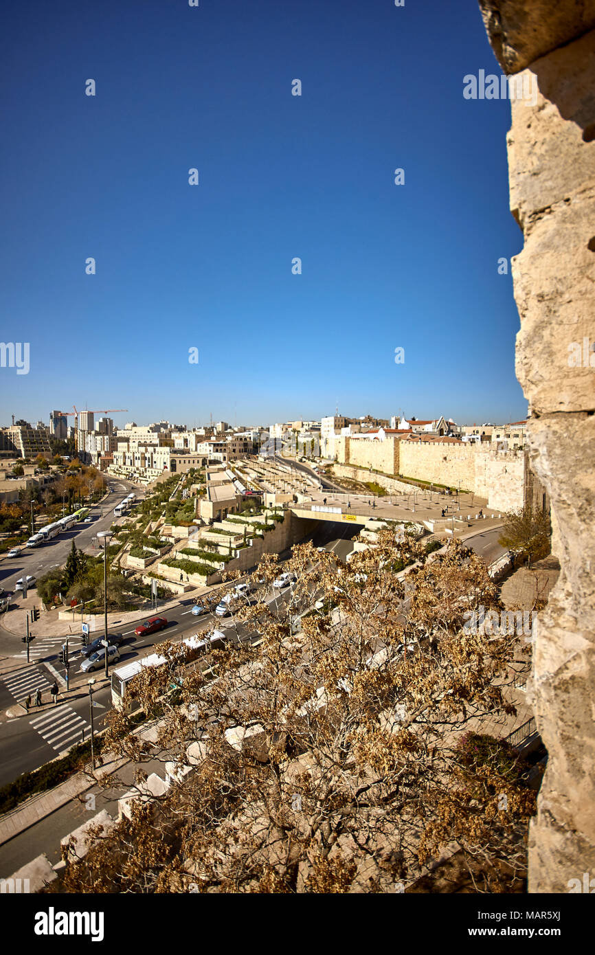 images of buildings around jerusalem israel Stock Photo - Alamy