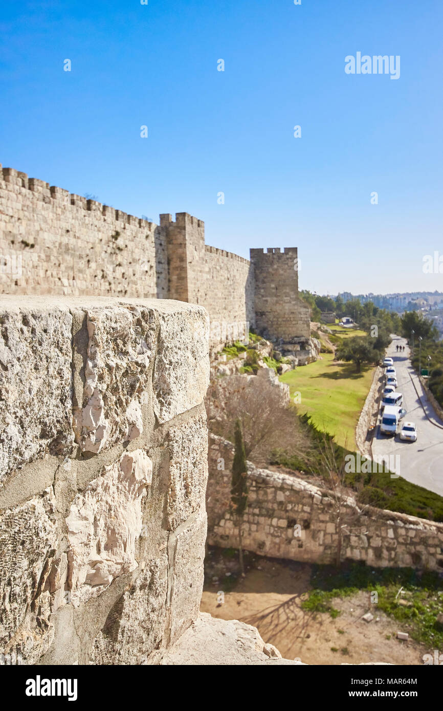 photo of the tower of david and surrounding citadel in the old city of ...