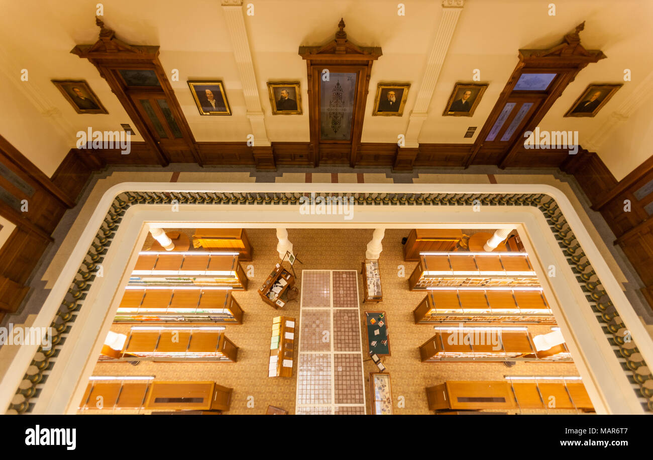 AUSTIN, TEXAS - MARCH 28, 2018 - View of the interior of the Texas ...
