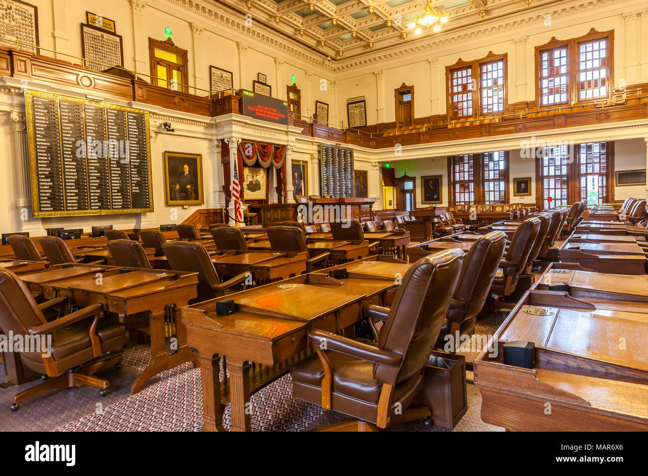 Texas state capitol building interior hi-res stock photography and ...