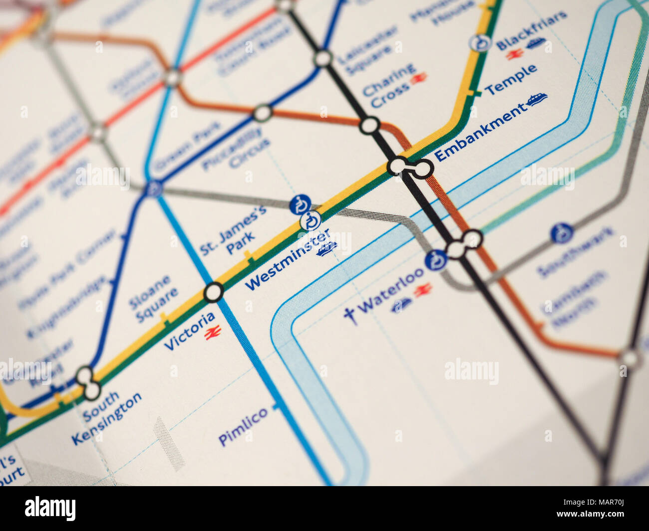 Westminster tube map hi-res stock photography and images - Alamy