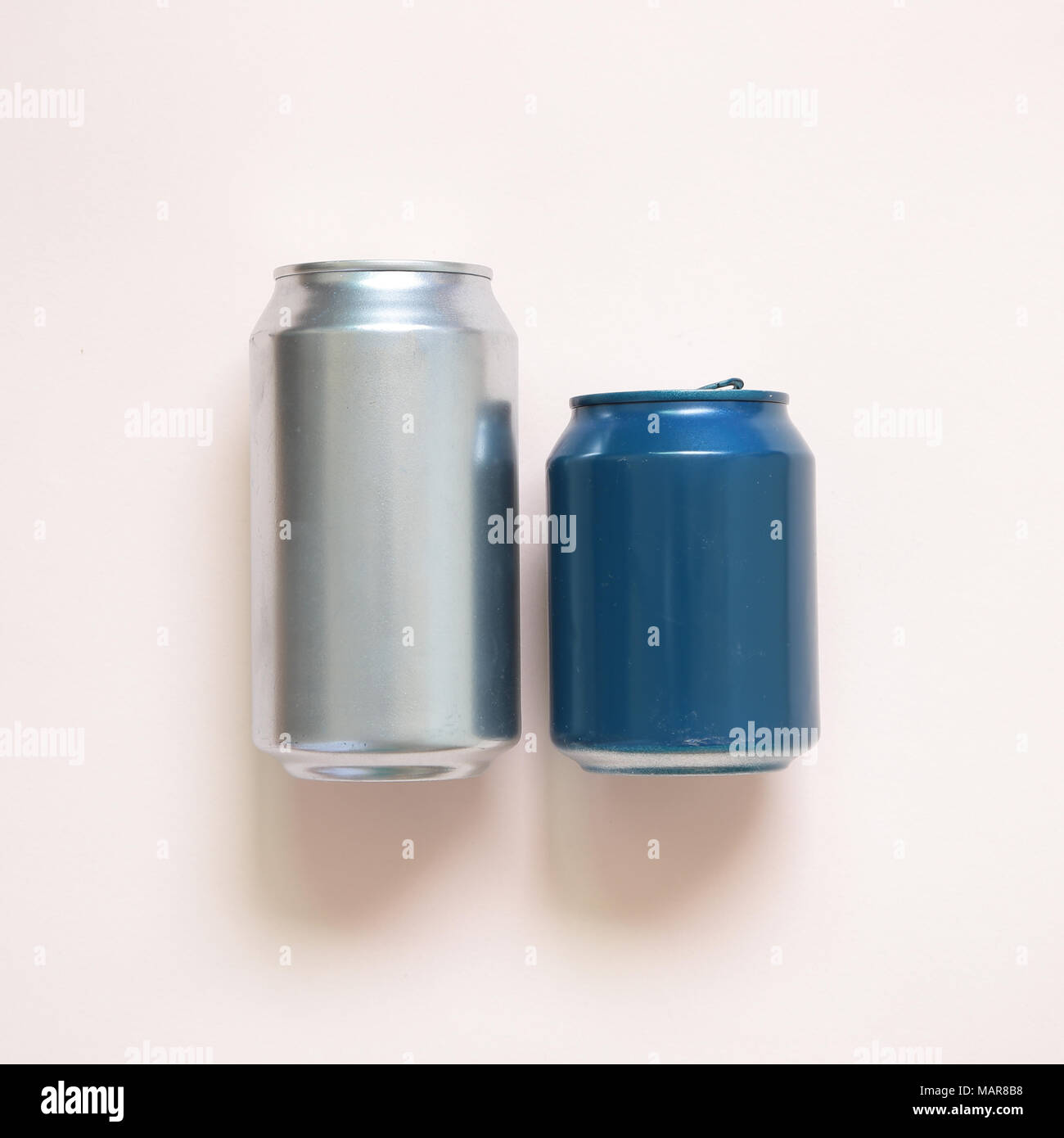 Beverage tin can isolated on pink background Stock Photo - Alamy