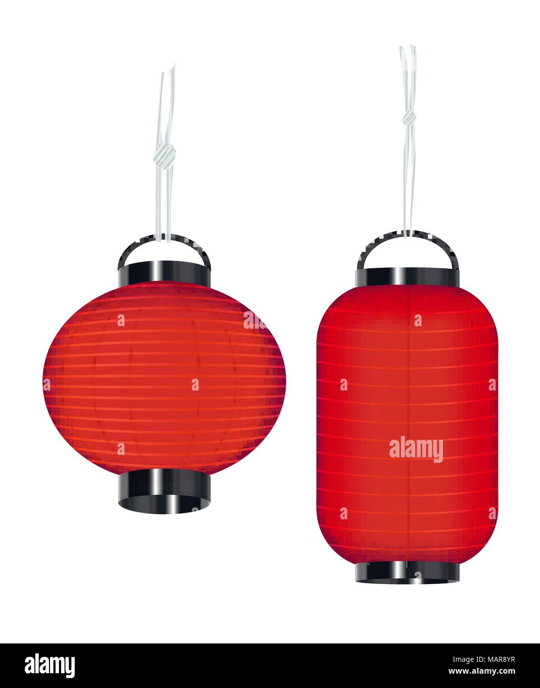 Paper lantern shop Stock Vector Images - Alamy