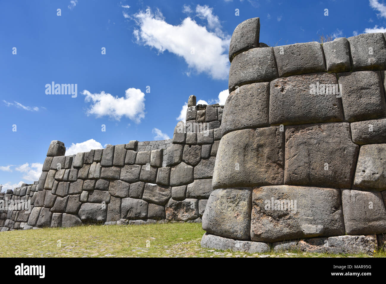 Peru cusco sacsayhuaman massive walls hi-res stock photography and ...