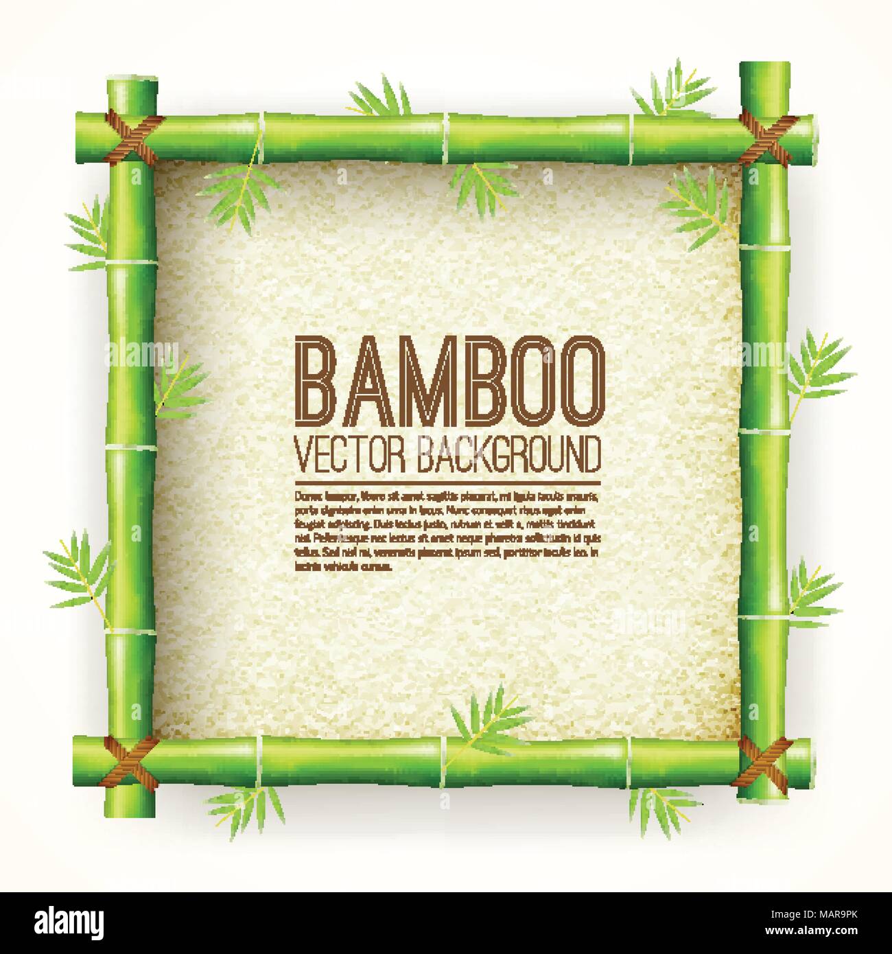 template bamboo board with stretched paper for text place background ...