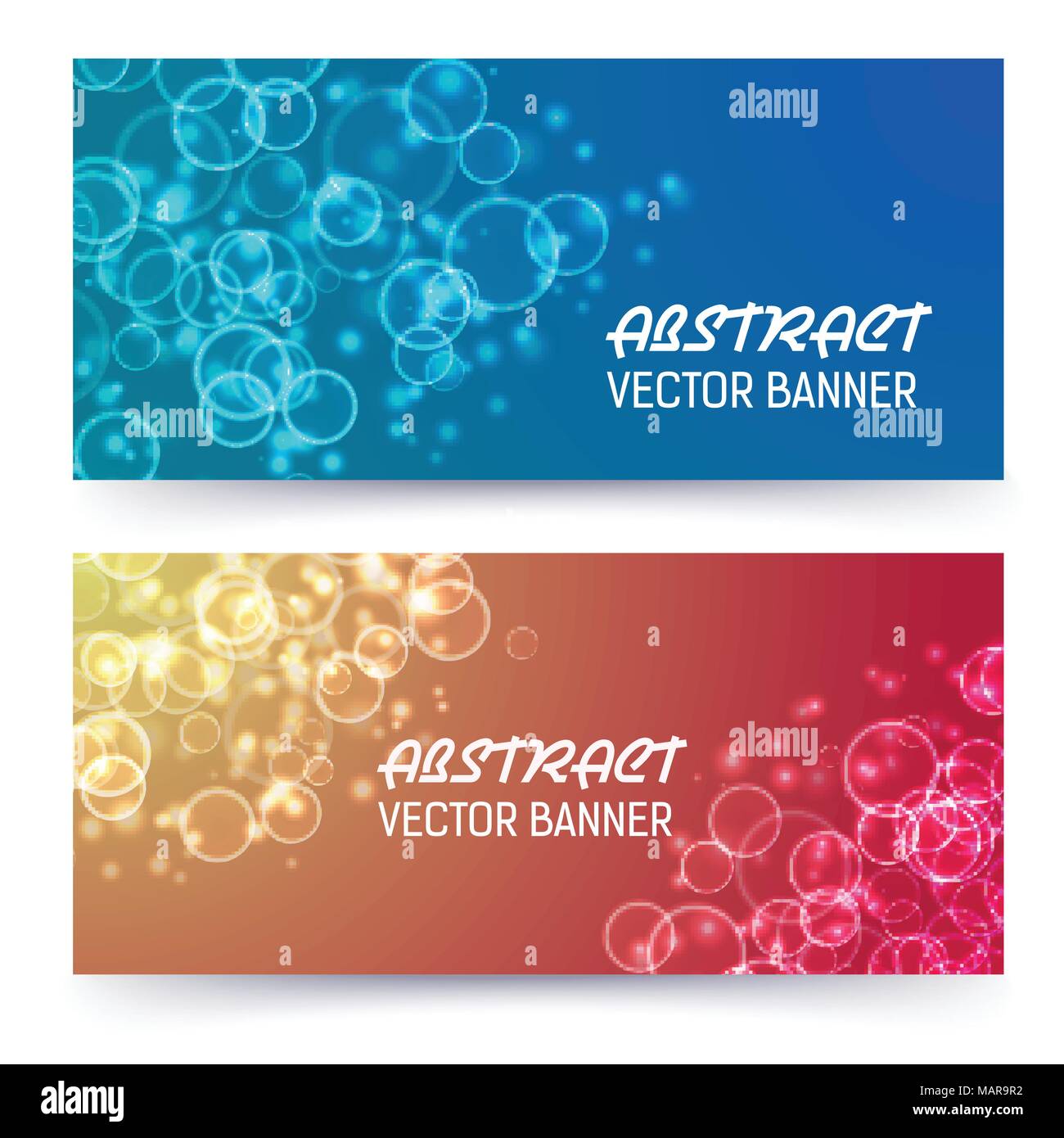 bokeh banner background vector illustration Stock Vector Image & Art ...
