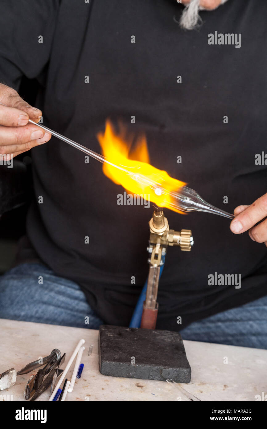 Historical glassblower hi-res stock photography and images - Alamy