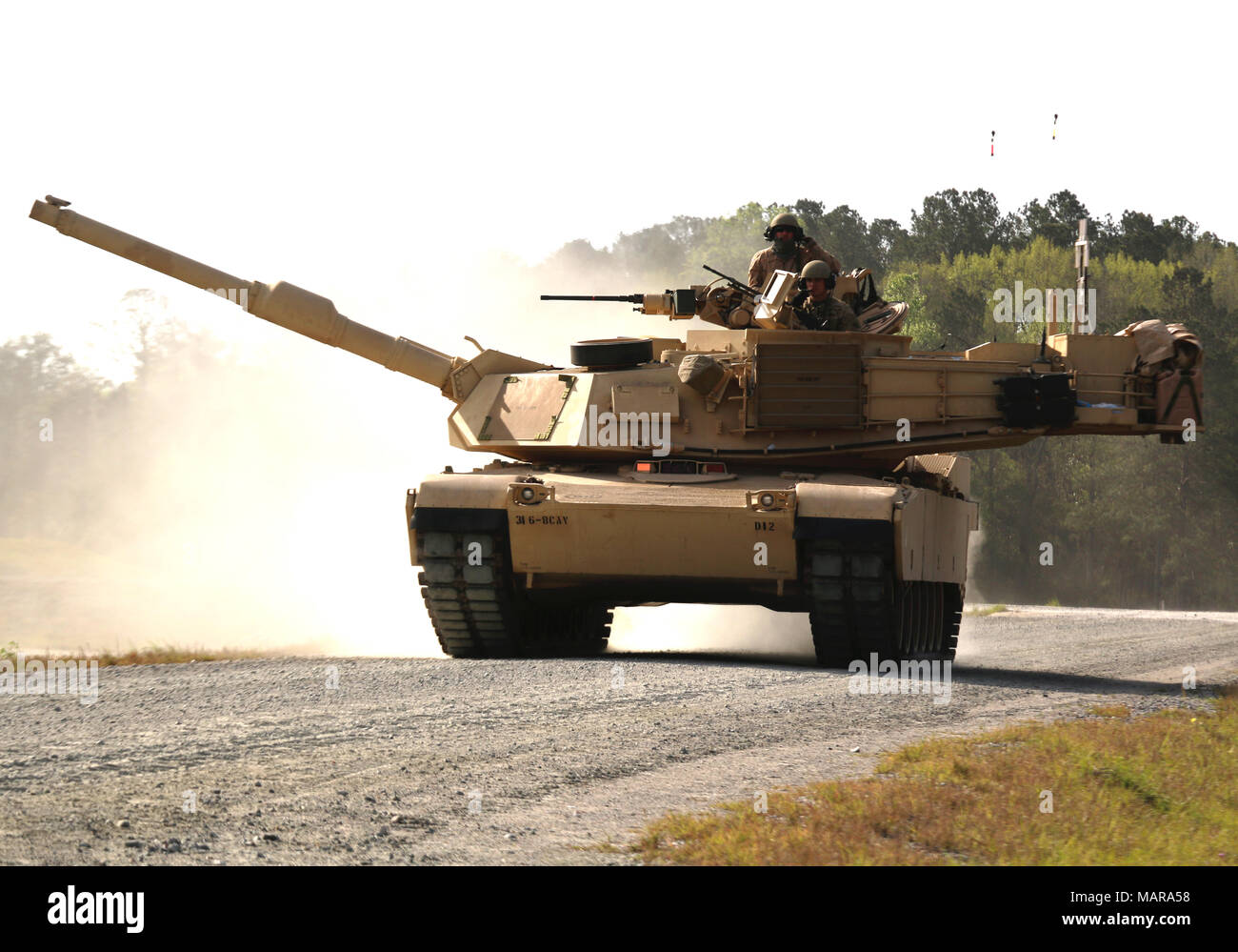 A M1A1-SA Abrams belonging to D Troop, 6th Squadron, 8th Cavalry ...