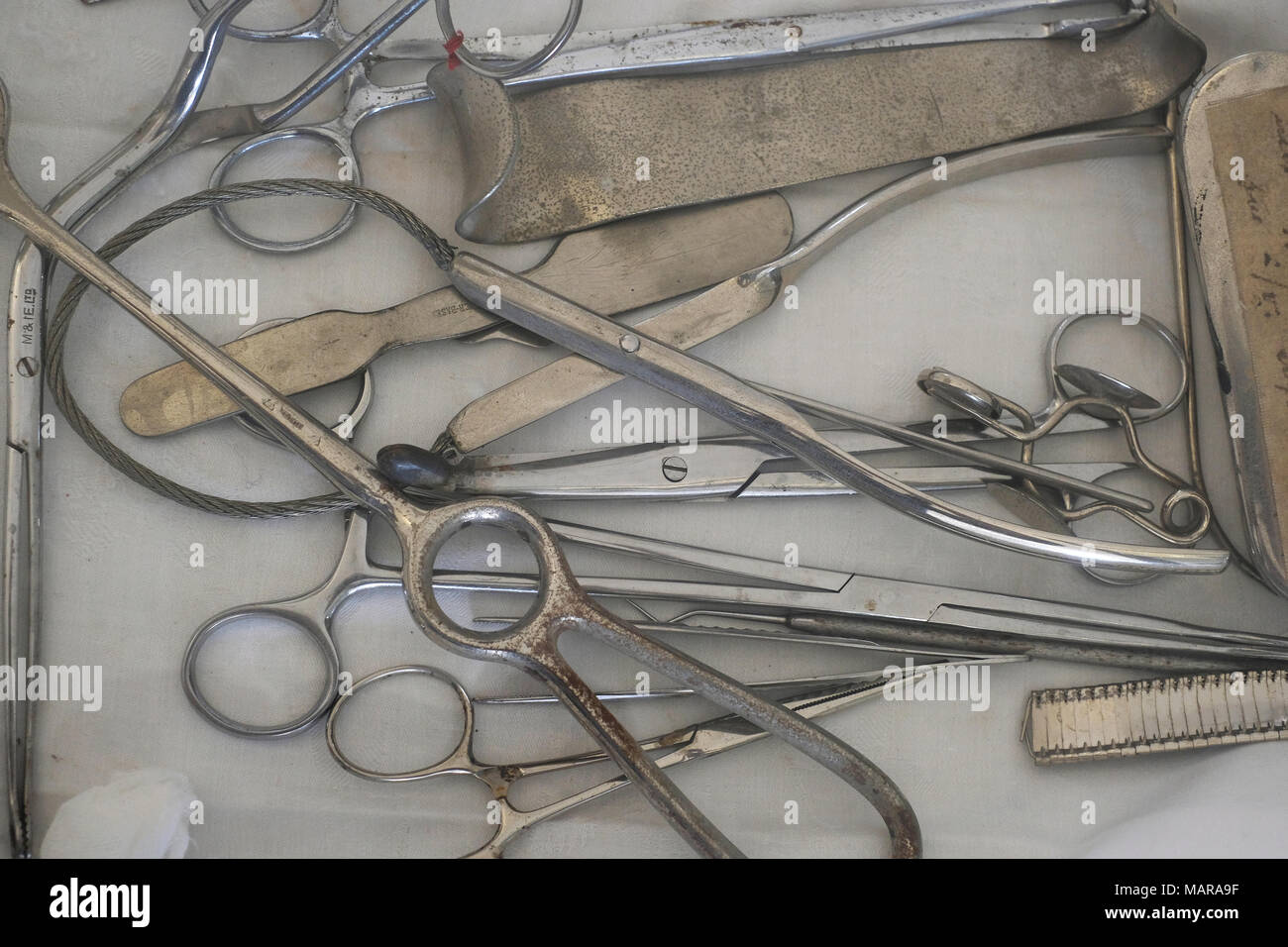 Stack of old medical equipment Stock Photo - Alamy