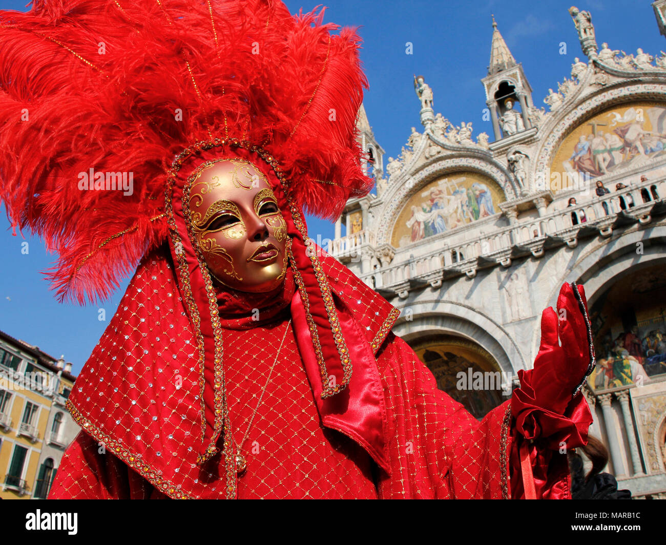 Carnival at St Marks Square, Venice, Italy Stock Photo - Alamy