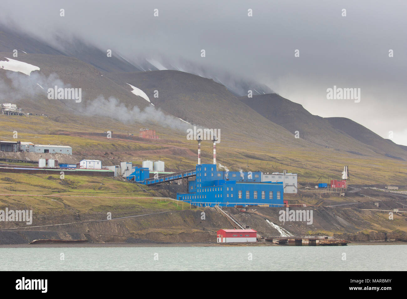 Russian settlement on svalbard hi-res stock photography and images - Alamy