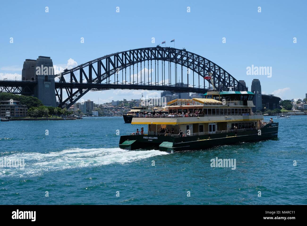 The Sydney Harbour Bridge is a steel through arch bridge across Sydney ...