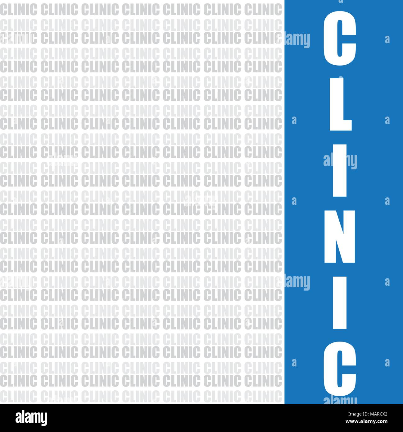 clinic word, vector health concept background Stock Vector Image & Art ...