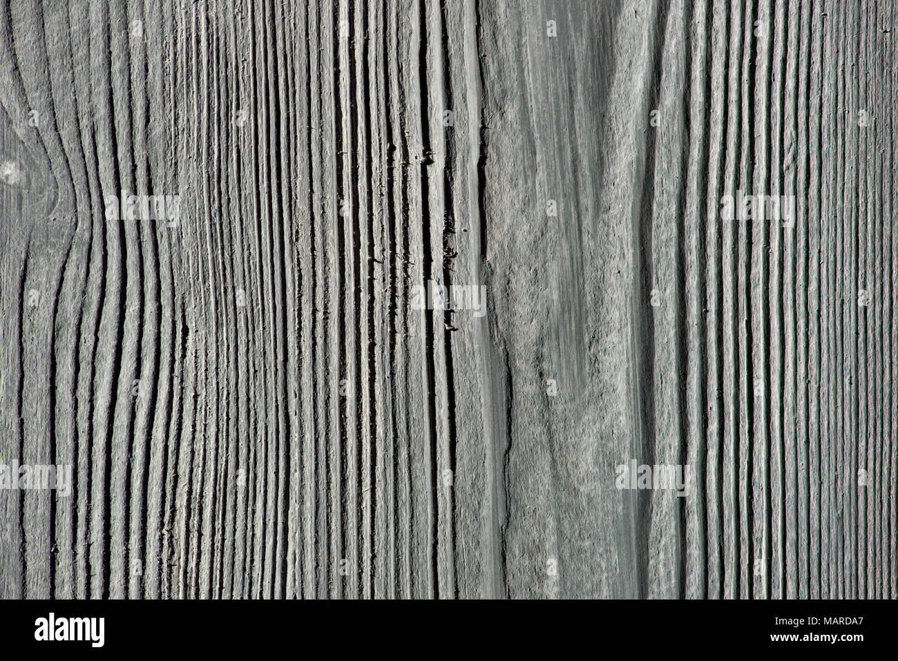 Wood texture. Gray timber board with weathered crack lines. Natural ...