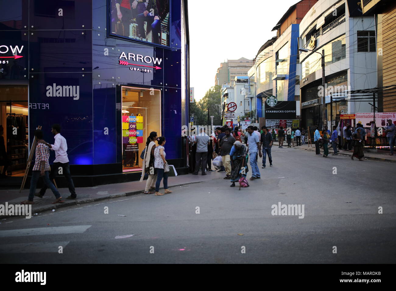 Brigade road bangalore hi-res stock photography and images - Alamy