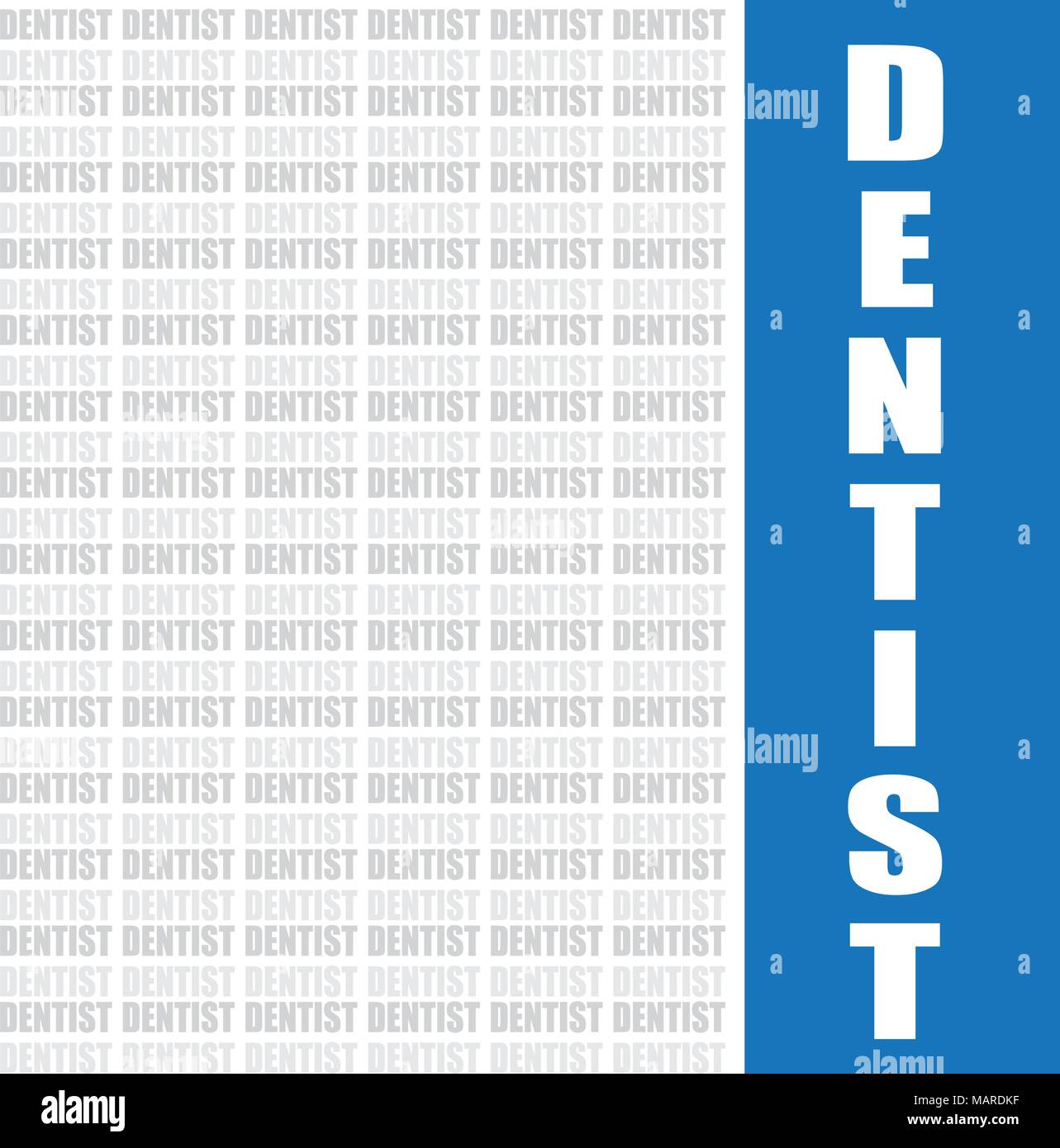 dentist word, vector health concept background Stock Vector Image & Art ...