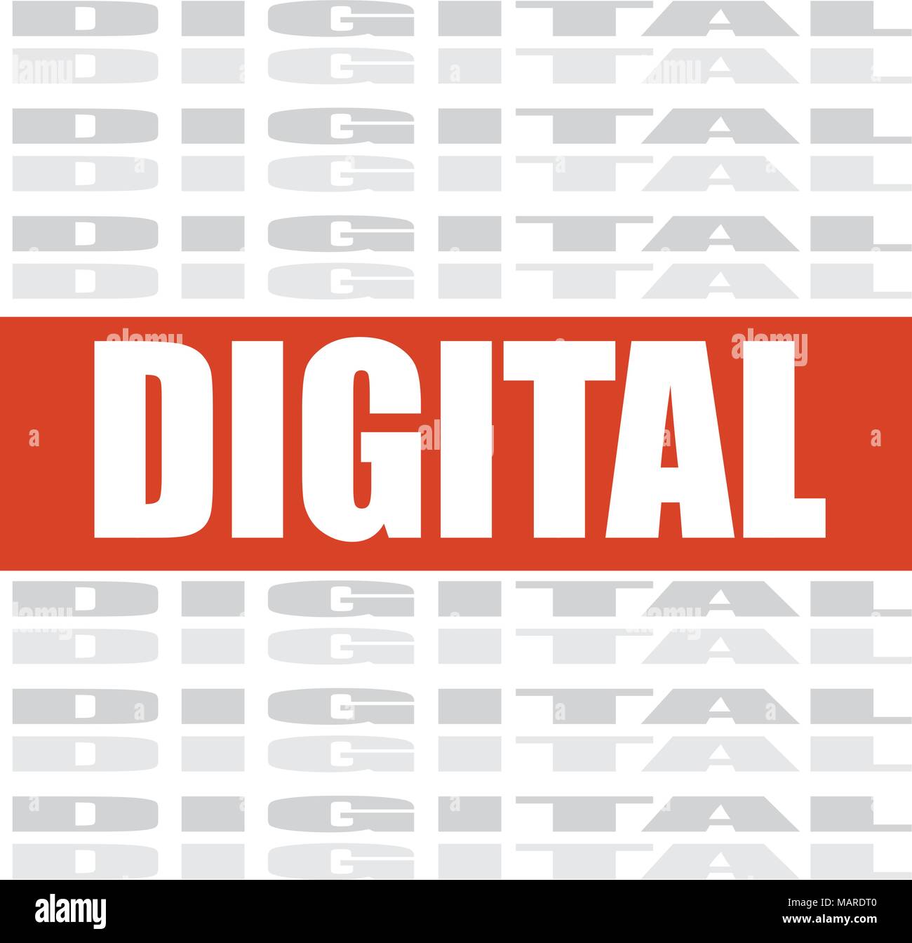 digital word, vector background Stock Vector Image & Art - Alamy