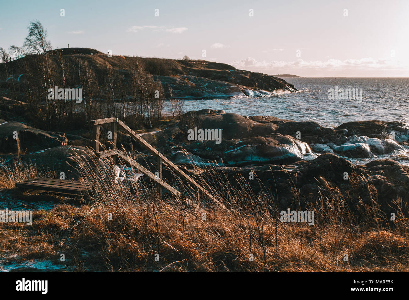 Windy stairs hi-res stock photography and images - Alamy