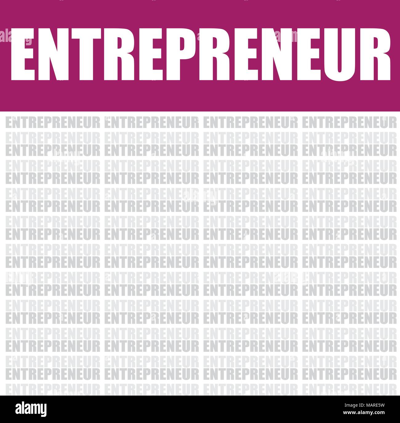 Entrepreneur word, vector business concept background Stock Vector ...