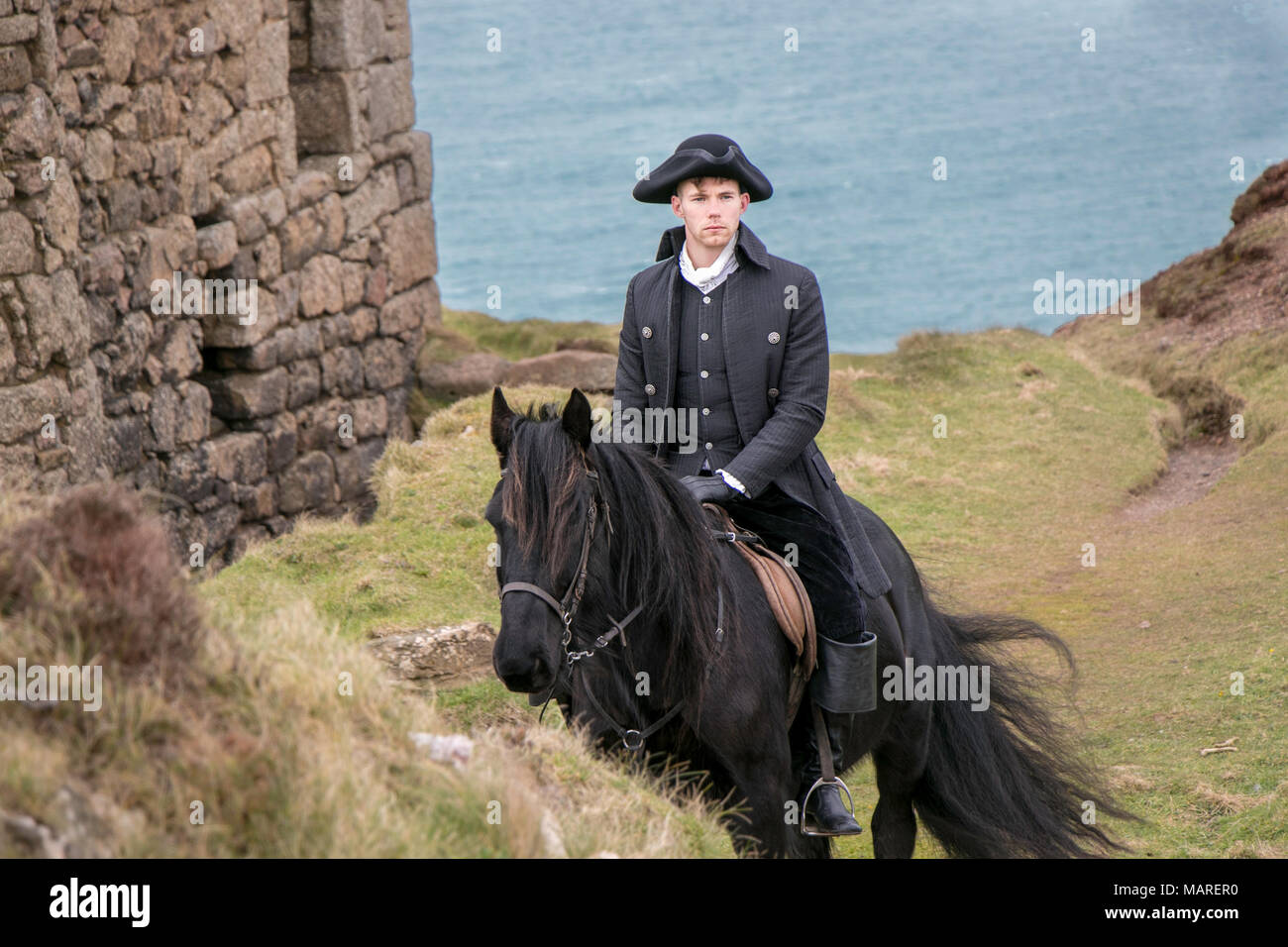 Handsome Male Horse Rider Regency 18th Century Poldark Costume with tin ...