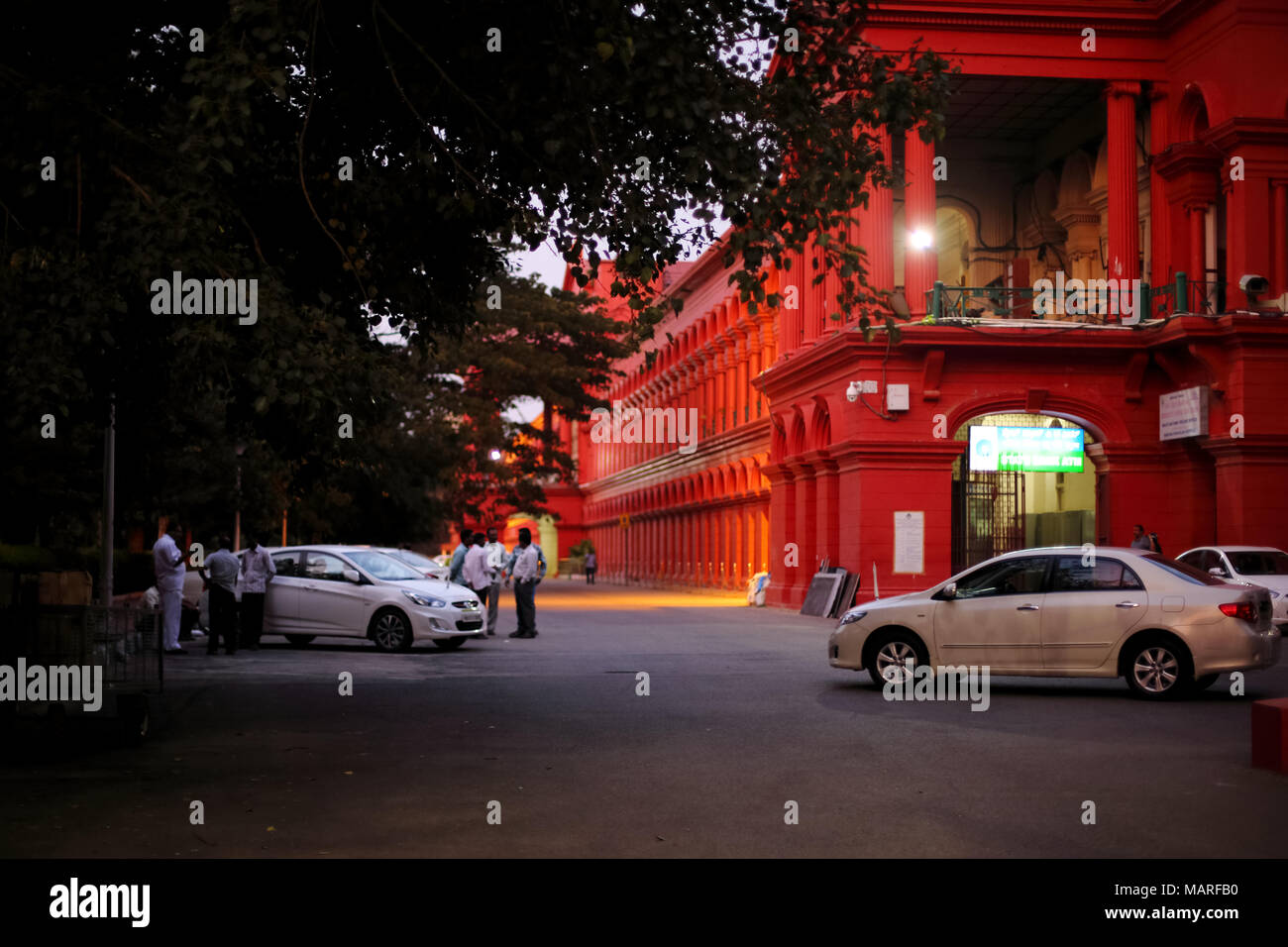 Bangalore, India - October 19, 2016: A side view of Karnataka state ...