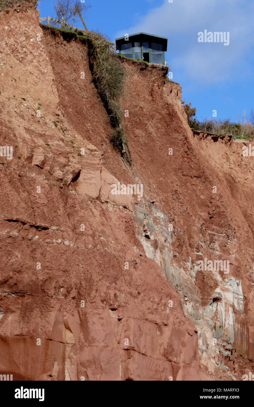 Landslide on the south devon coast hi-res stock photography and images ...
