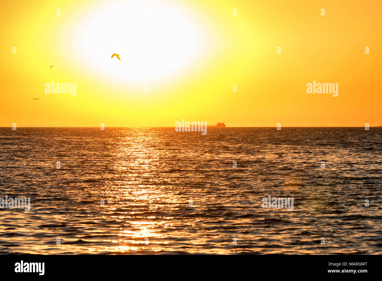 Beautiful sea landscape of the Sea of Azov Stock Photo - Alamy